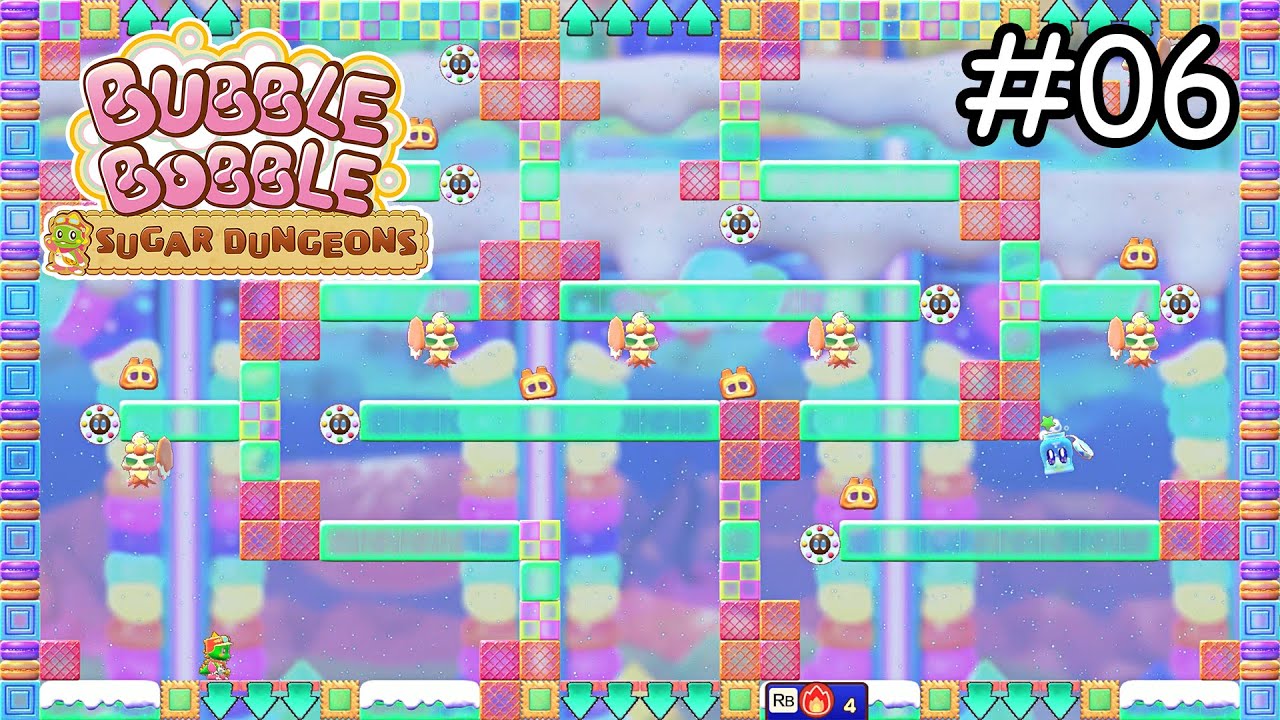 BUBBLE BOBBLE SUGAR DUNGEONS #06 Jelly Castle Part 1 - PC (4K UHD 60fps ...