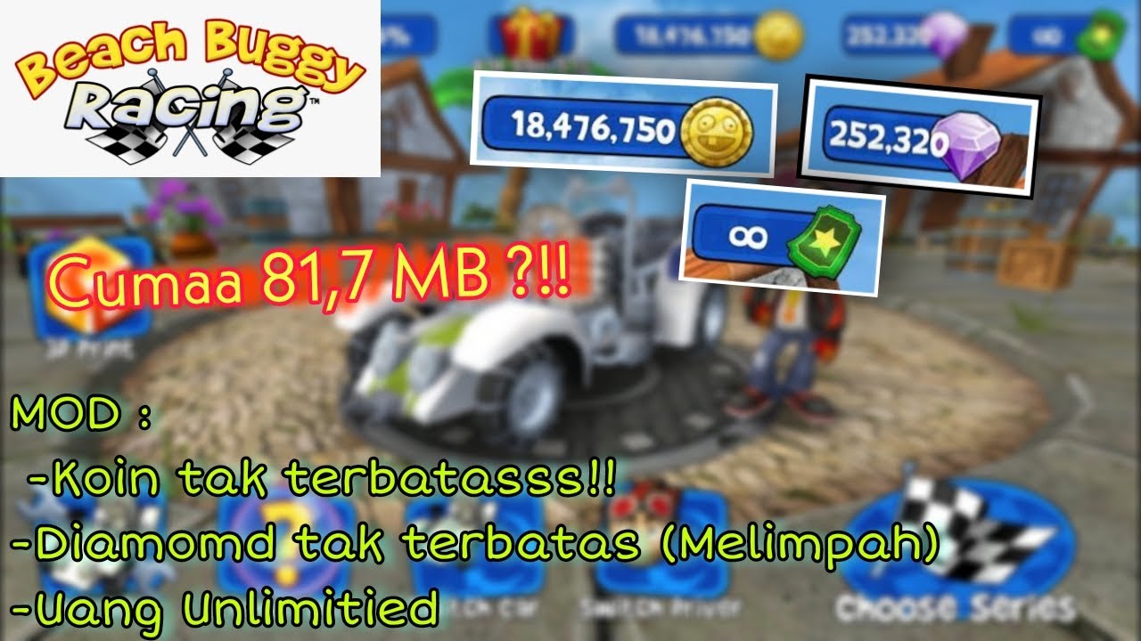TUTORIAL DOWNLOAD BB RACING MOD APK ??! CUMA [81,7 MB] - YouTube