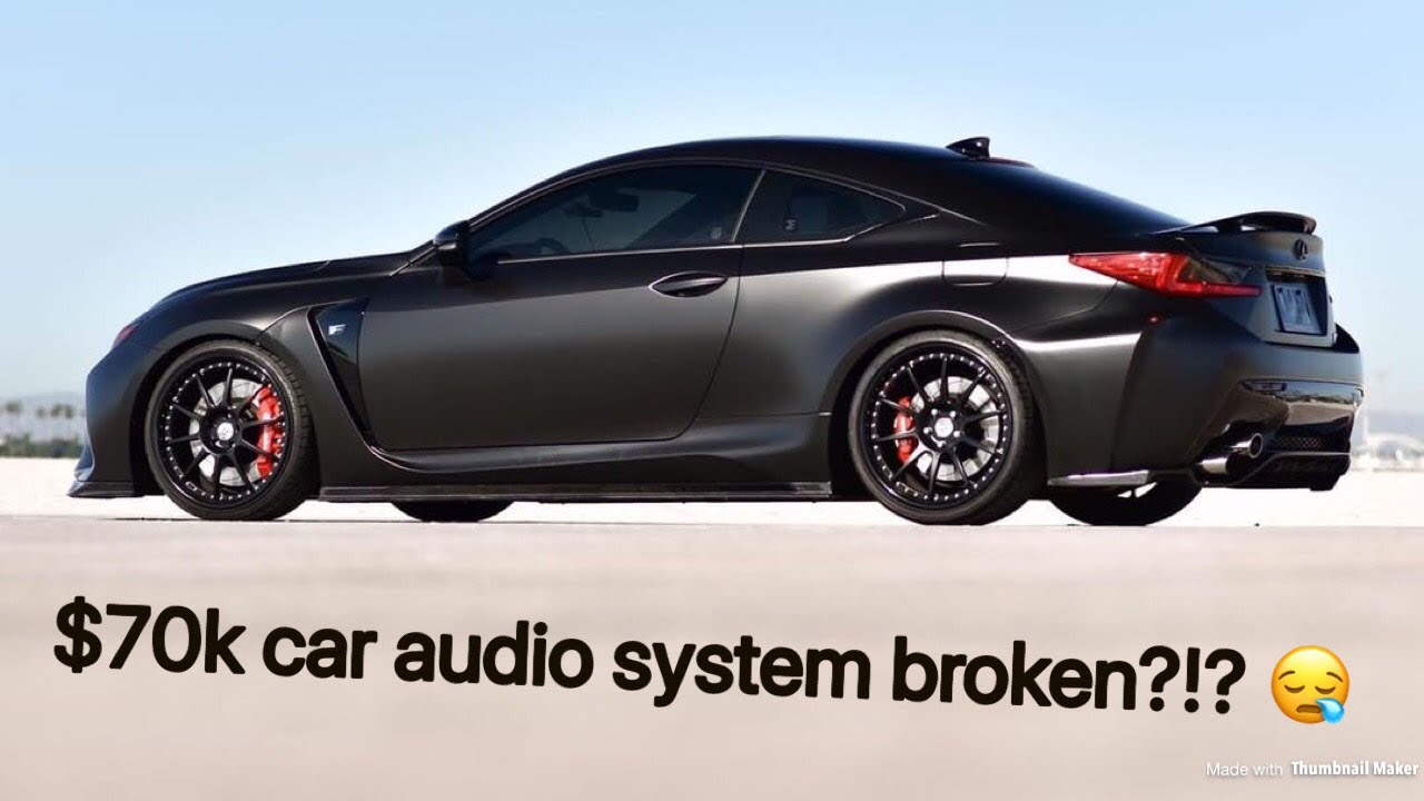Lexus RCF audio system issues! - YouTube