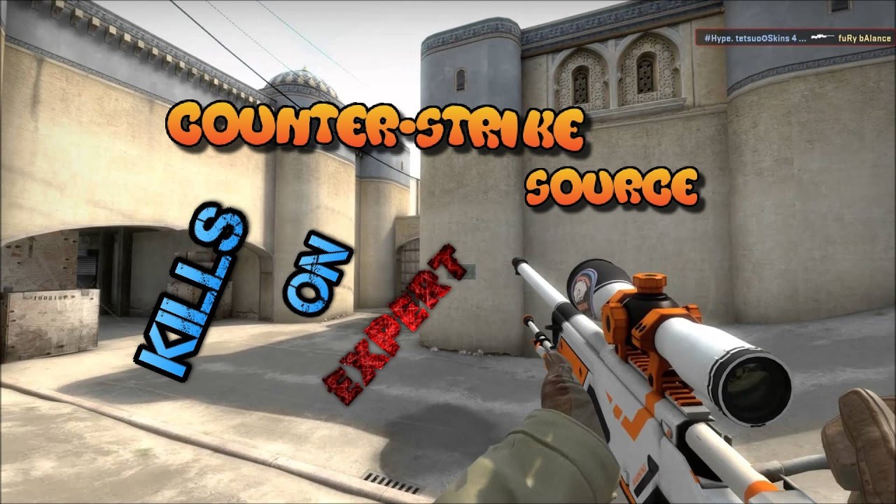 Counter Strike Source - Kills on EXPERT - YouTube