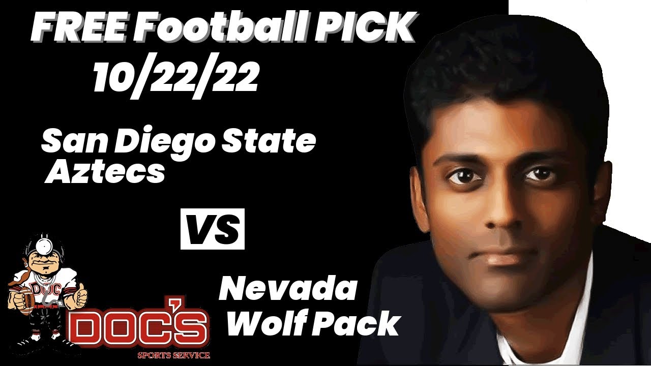 Free Football Pick San Diego State Aztecs vs Nevada Wolf Pack , 10/22 ...