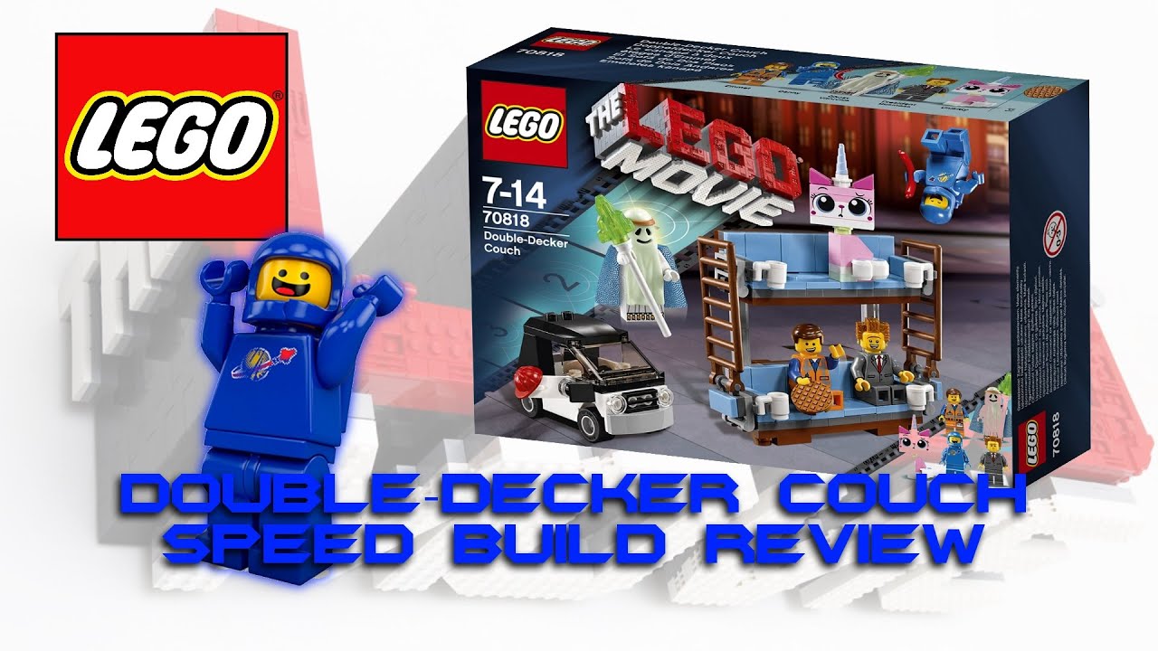 LEGO Movie Double-Decker Couch 70818 Speed Build Unboxing Review - YouTube