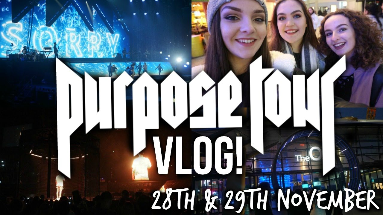 PURPOSE TOUR VLOG! LONDON 28TH&29TH NOVEMBER! - YouTube