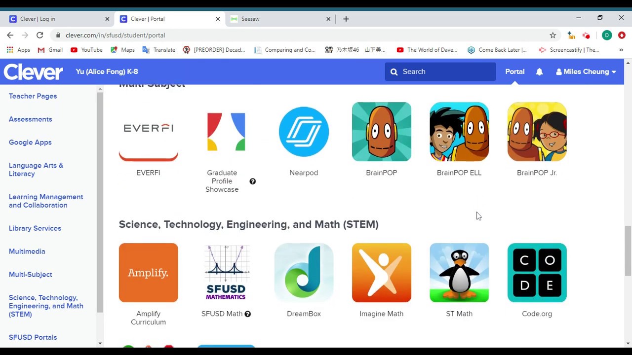 Sign in to Clever via Computer - YouTube
