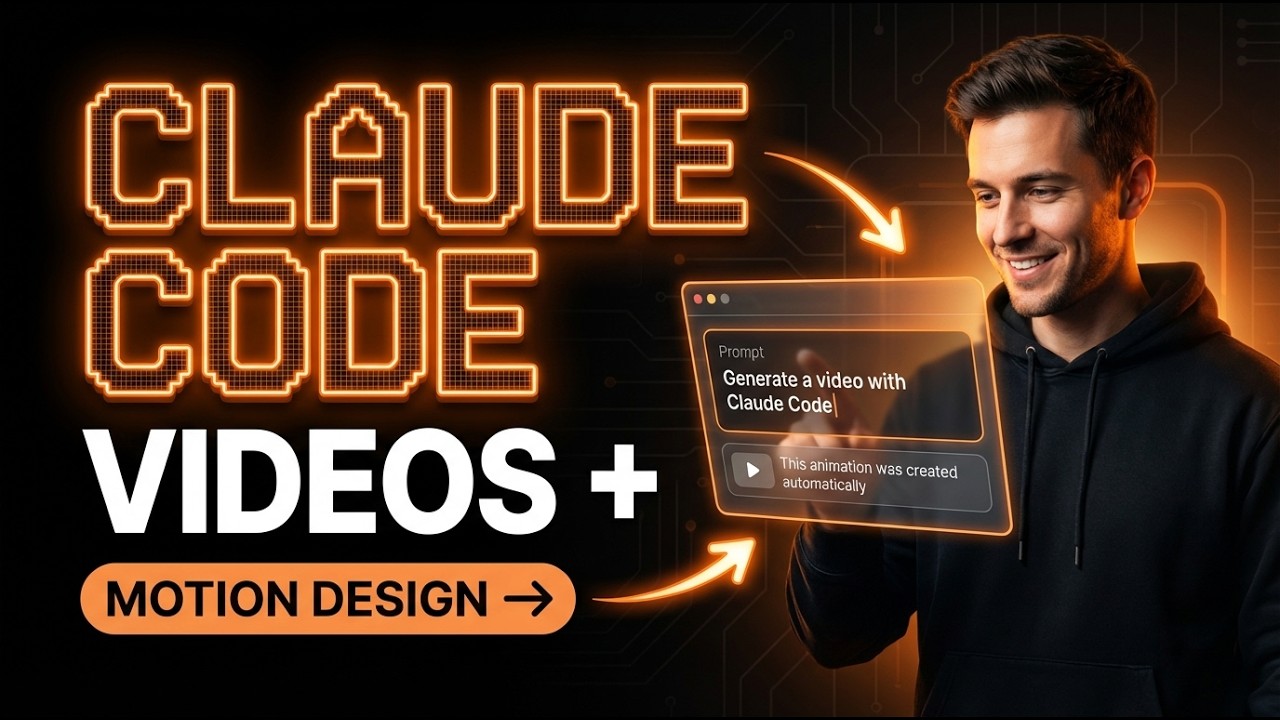 Claude Code peut désormais générer des vidéos (Remotion Skills) - YouTube