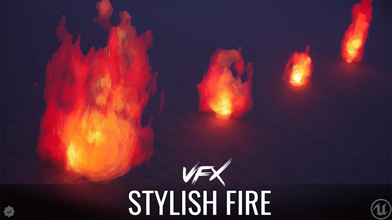 Stylish Fire VFX Unreal Engine Preview (Free asset) - YouTube