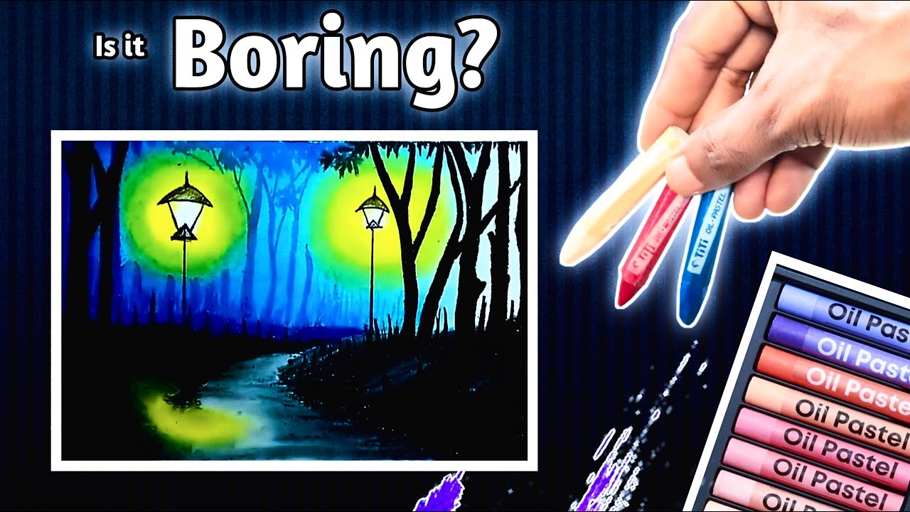 Dream Night Forest [ Epic Oil Pastel Drawing ] @artisticrayan - YouTube