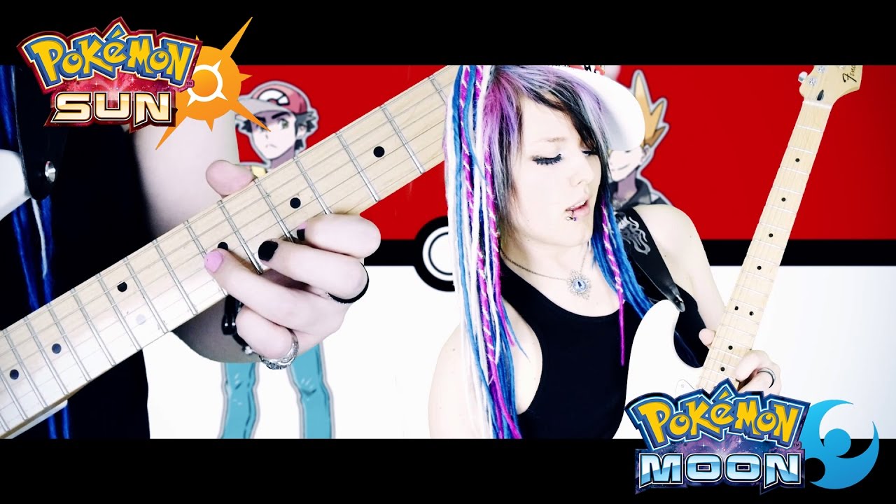 Pokemon Sun & Moon - 'Battle Legend Red/Blue Battle' (Metal Version ...