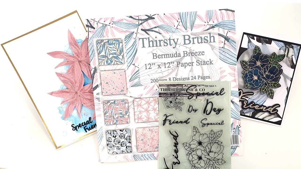 Stamping and Watercolouring Techniques with Claire Manning from Thirsty ...