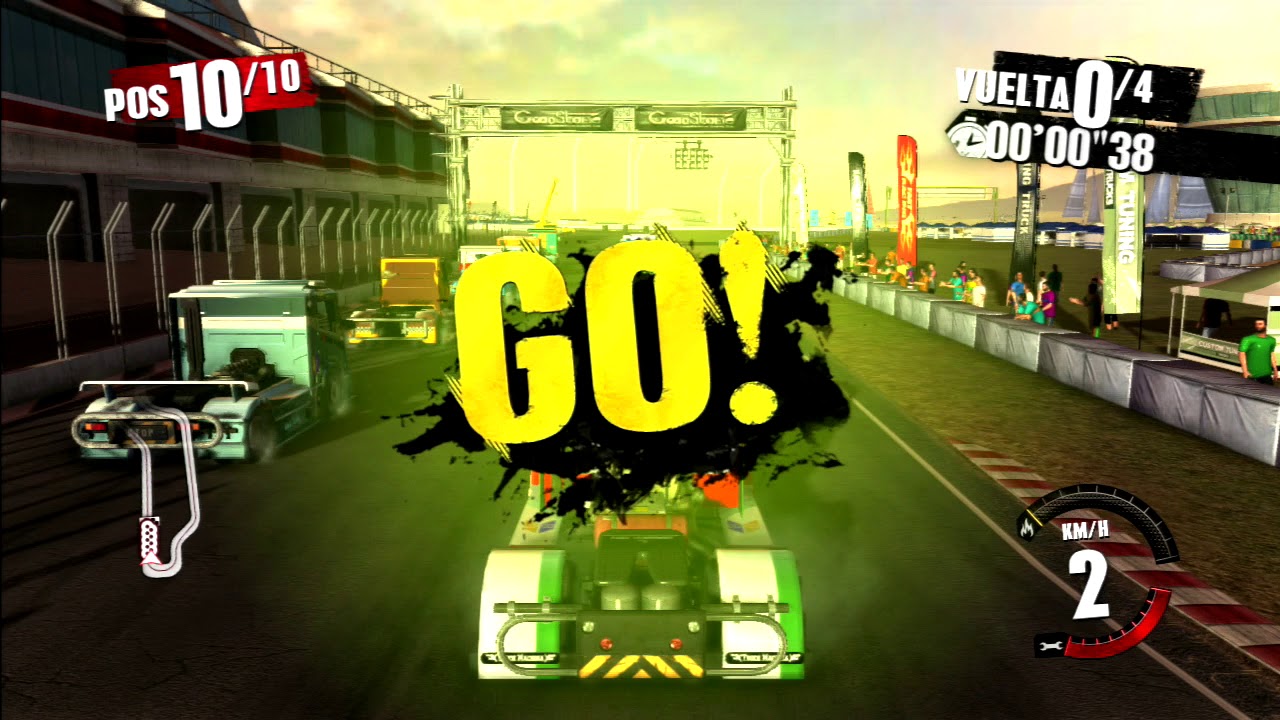 Truck racer PS3/PC. Mi primer campeonato. Todos contra todos! Gameplay ...