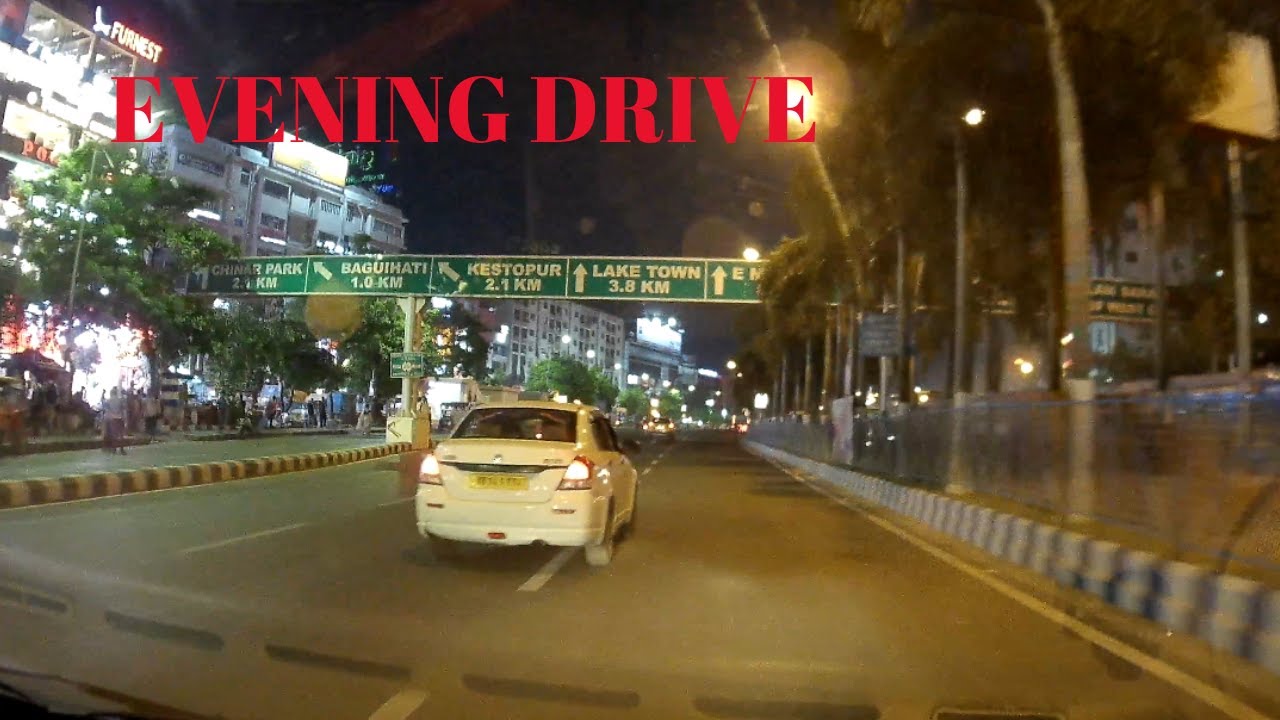 Evening Drive through VIP Road Kolkata | Baguihati | Kestopur ...