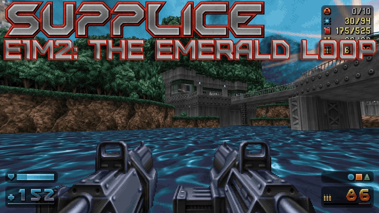 Supplice - E1M2: The Emerald Loop playthrough 4K - all secrets - YouTube