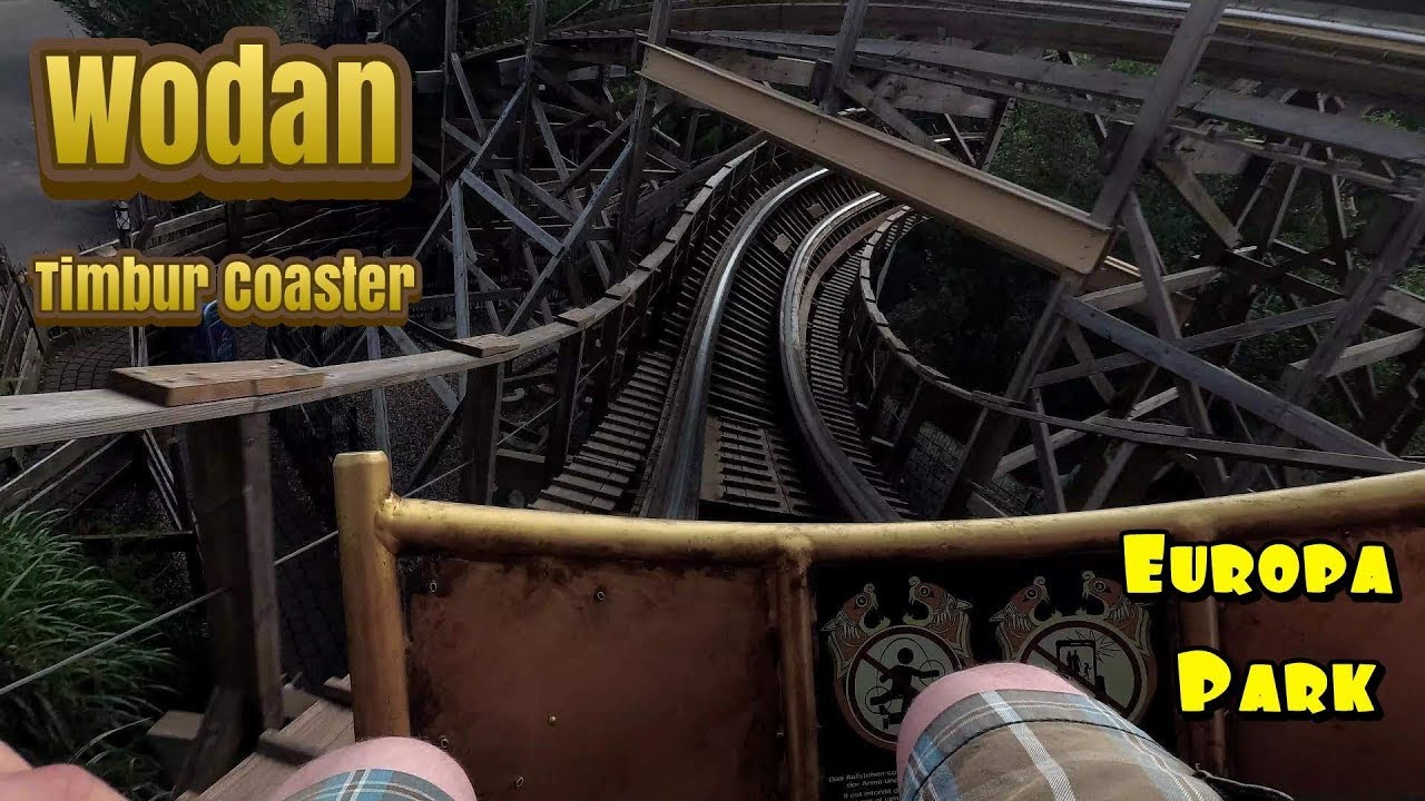 Europa Park - Wodan Timbur Coaster - Onride - Front Row - YouTube