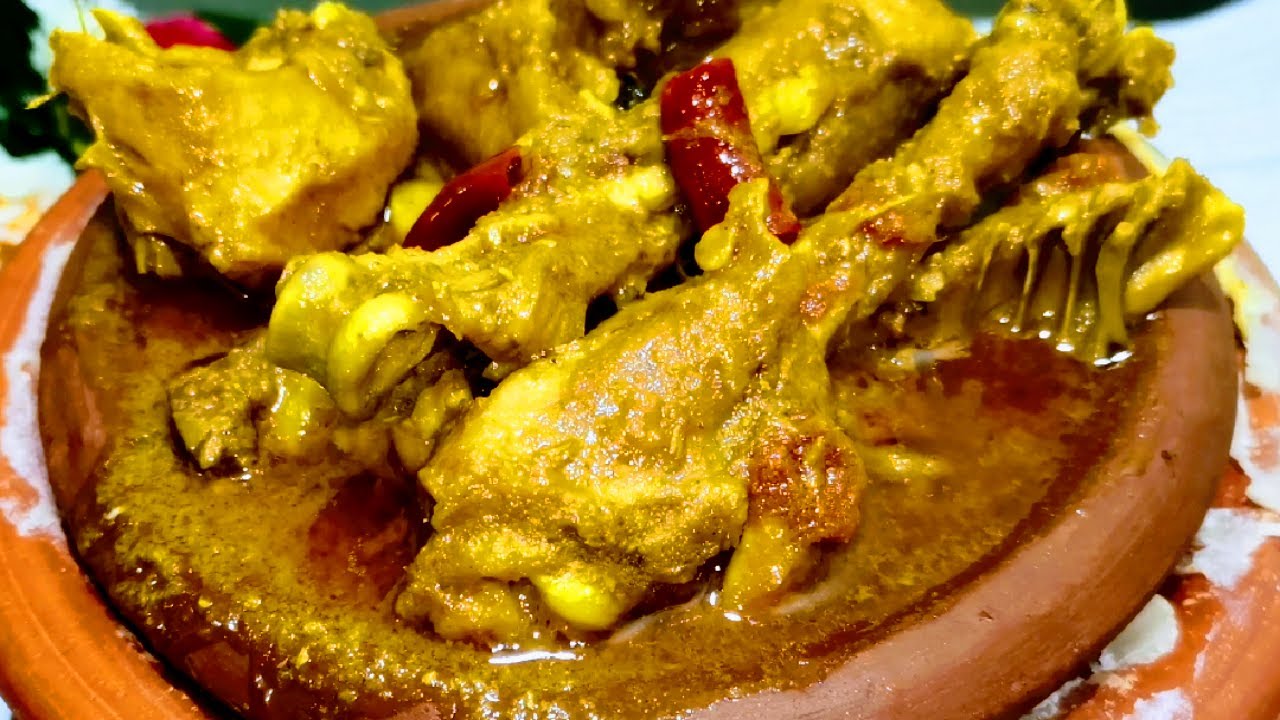World Famous Champaran Chicken Curry | Handi Chicken | গ্যাসের চুলায় ...