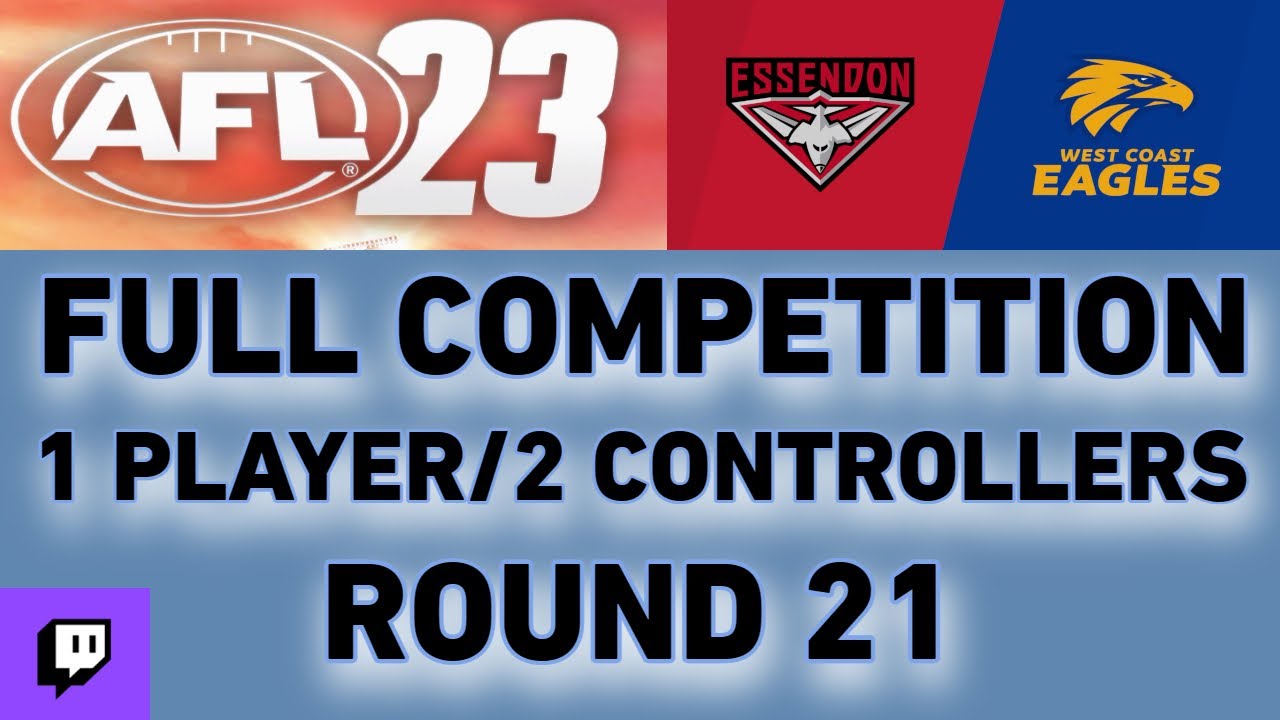 AFL 23 Full Competition: Round 21 ESS v WCE - YouTube