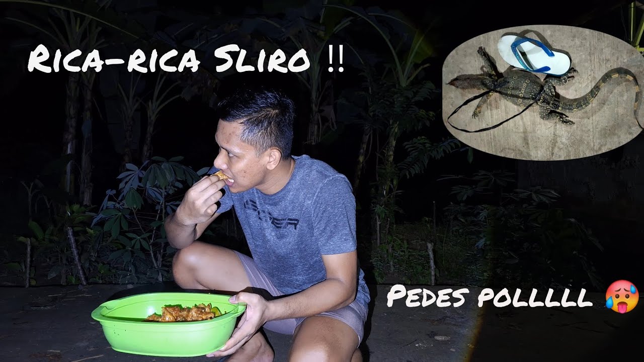 memasak rica-rica sliro / biawak ️ pedas nikmat - YouTube