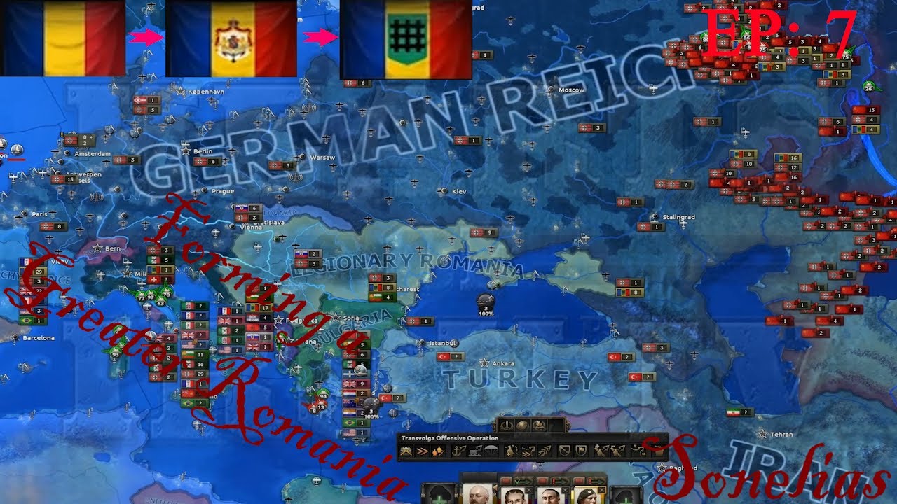 HOI4 - Forming a Greater Romania - 07 - The soviets are nearing their ...
