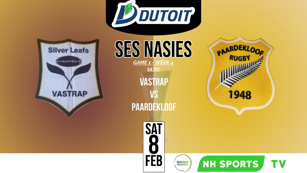 Vastrap vs Paardekloof | Dutoit 6 Nasies Rugby Toernooi - YouTube