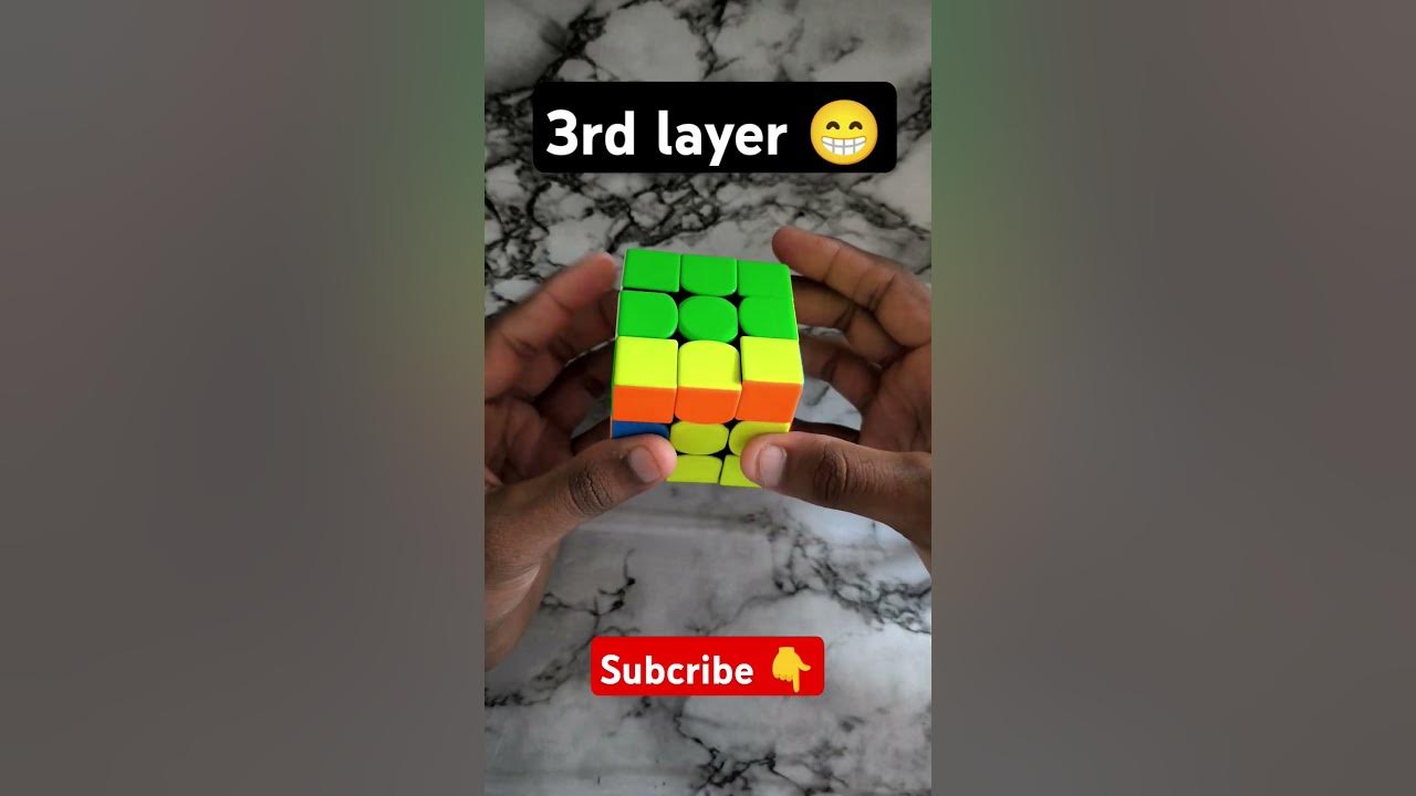 3rd layer solve #shorts #youtubeshorts - YouTube