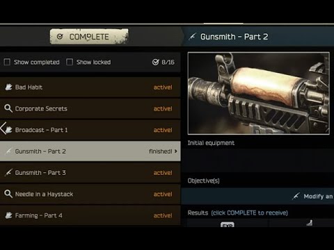 V 1.0 NEW GUNSMITH Part 2 Escape From Tarkov Guide Release - YouTube