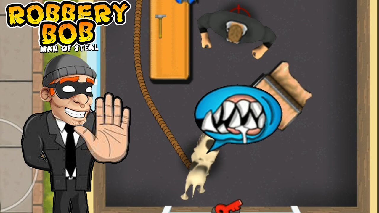 Robbery Bob 2 - Agent Costume gameplay using Toxic donut #5 - YouTube