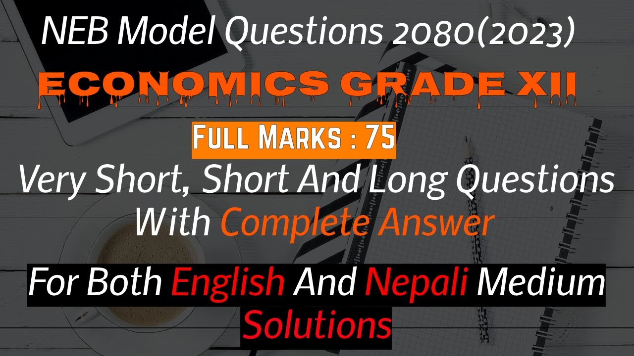The mystery behind Class 12 Economics New Model Questions 2080 2023 ...