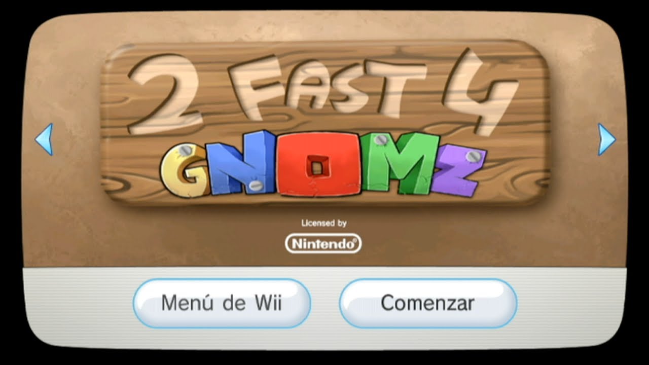 2 Fast 4 Gnomz (WiiWare Gameplay) - YouTube