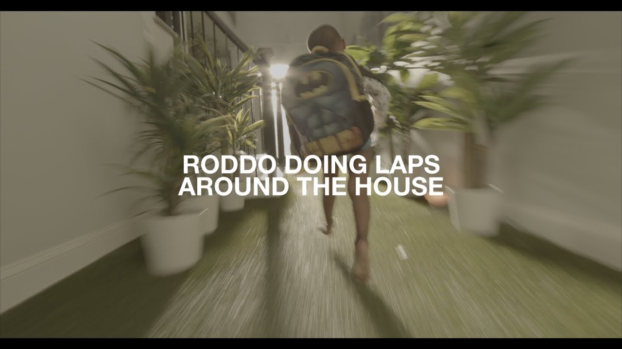 Roddo Doing Laps Around The House - YouTube
