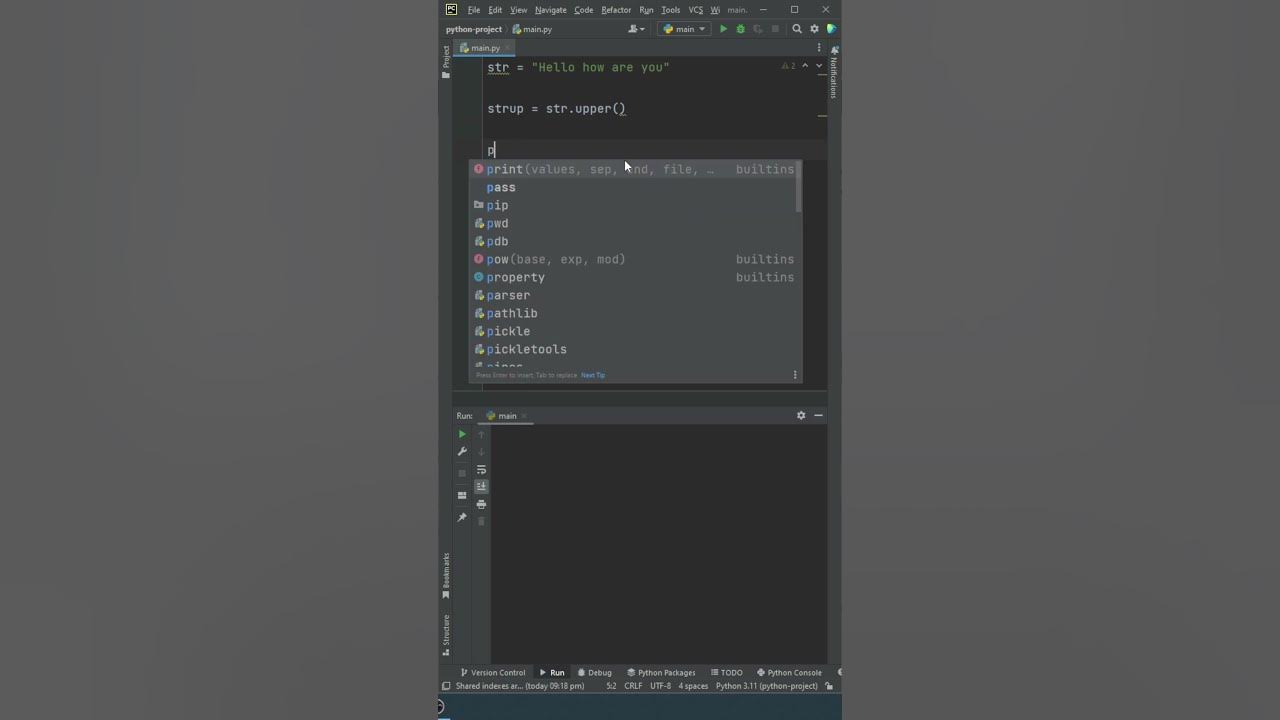 How To Convert Lowercase To Uppercase In Python Using Pycharm Python how-to-convert-lowercase-to-uppercase-in-python-using-pycharm-python