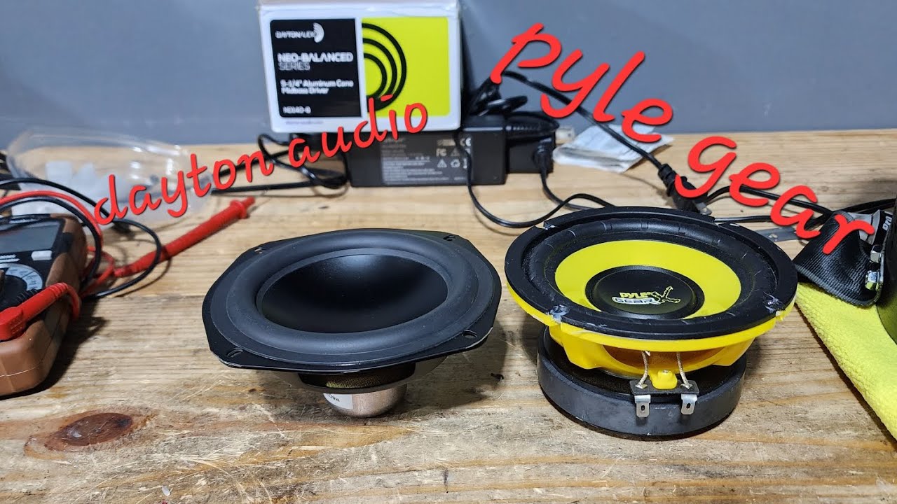 Dayton audio VS Pyle gear on 50hz - YouTube