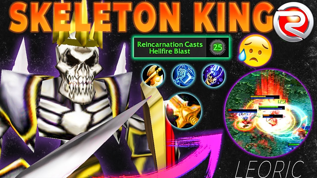 SKELETON KING LEORIC DOTA 1 UN JUEGO DE DIVINE RAPIERS xd | REPLAY RGC ...