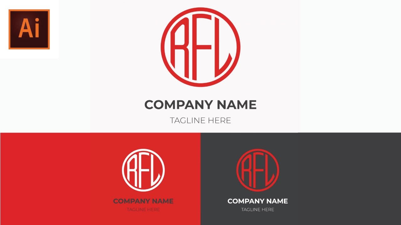 RFL logo design*EPISODE-#57*Logo maker M - YouTube