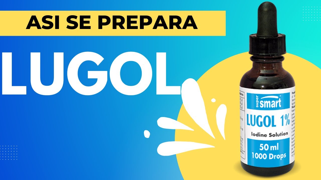 Así se prepara la Disolución de Lugol (reactivo para detectar almidón ...