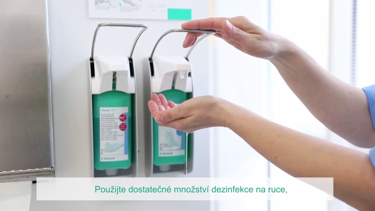 Hygiena rukou - část 2: Hygienická dezinfekce rukou - YouTube