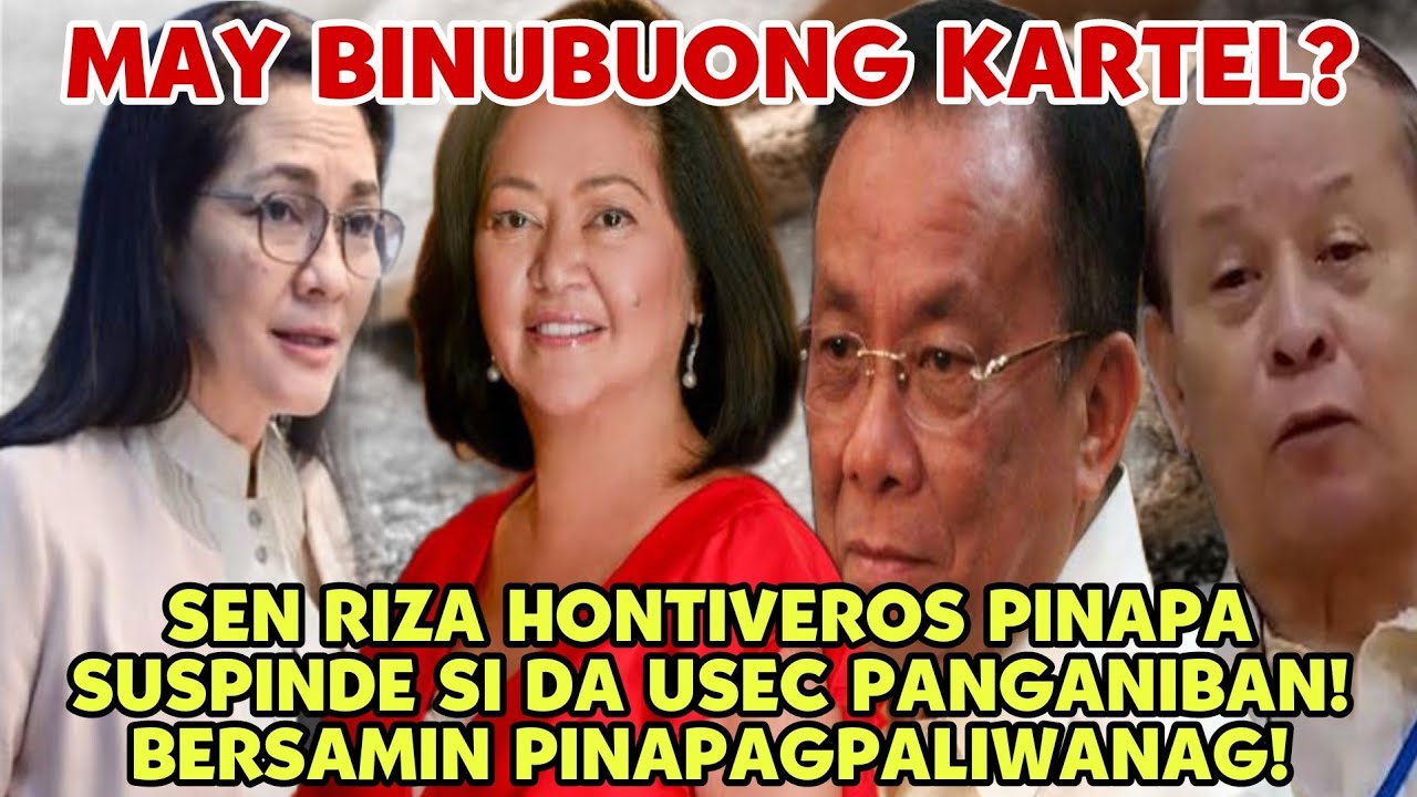 SEN RIZA HONTIVEROS PINAPA SUSPINDE SI DA USEC PANGANIBAN! BERSAMIN ...