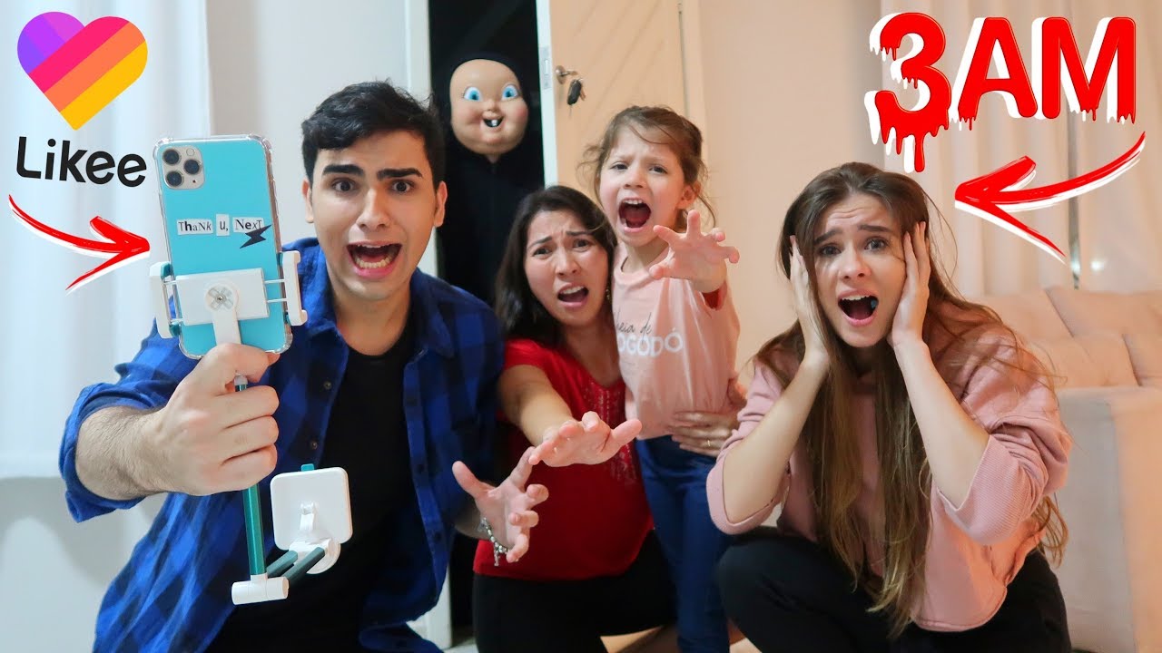 NUNCA GRAVE LIKEE ÁS 3:00 HORAS DA MANHÃ BAD BABY APARECEU!!! - YouTube
