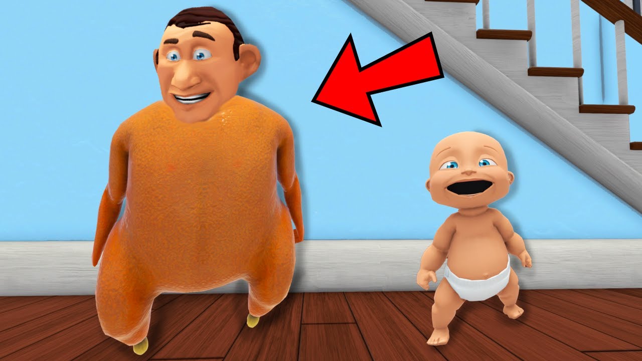 Baby Turns EVIL Daddy Into a CHICKEN! - YouTube