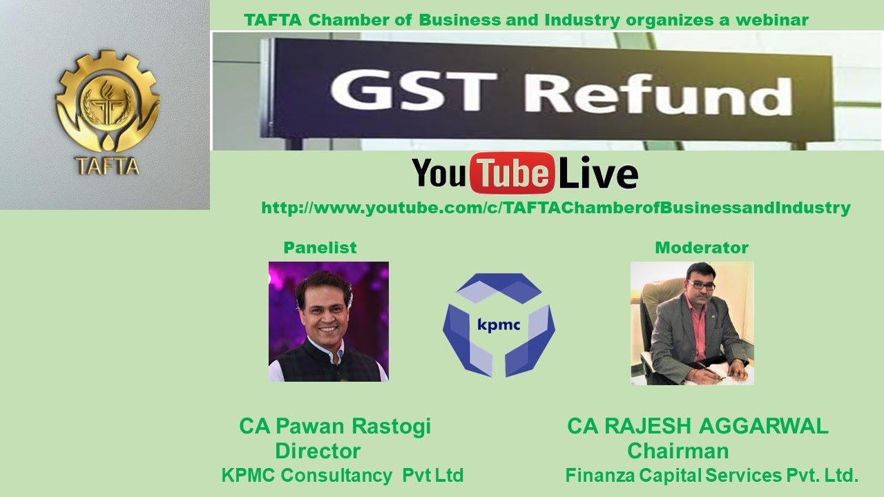 GST REFUND:How to claim gst refund by CA Pawan Rastogi #gst #tax - YouTube