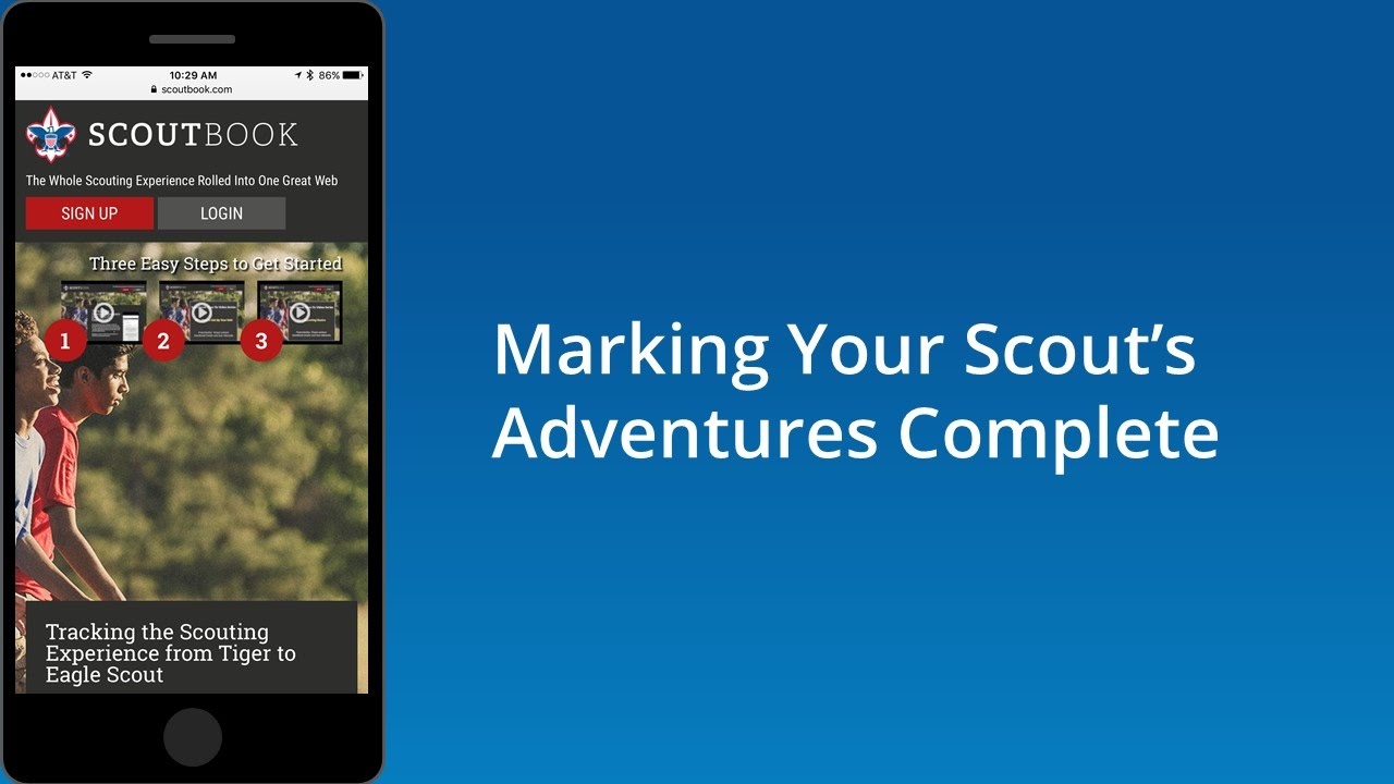 Scoutbook.com | Checking off Requirements - YouTube