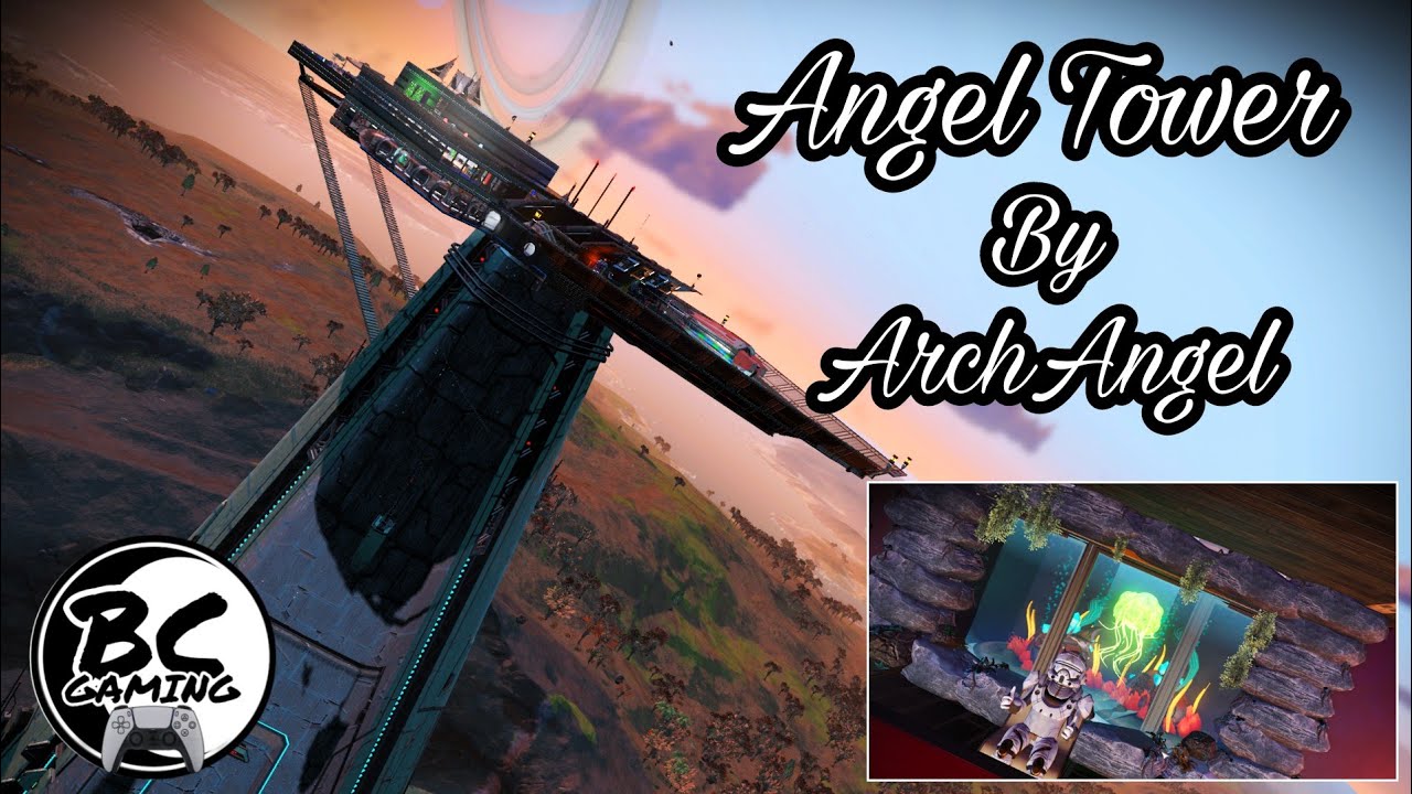 No Man's Sky Base Tours 2022 Angel Tower By ArchAngel - YouTube