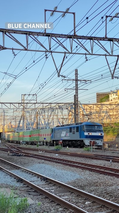 (貨物列車) 2024/05/18 52レ EF210-168 + コキ24B 福山レールエクスプレス (吹田タ〜東京タ) #Shorts - YouTube