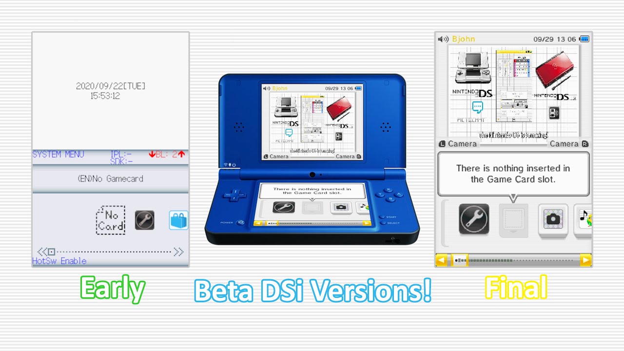 Beta DSi Versions! - YouTube
