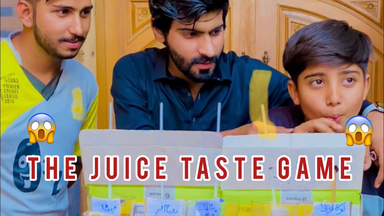 The Juice Taste Game 😅 - YouTube