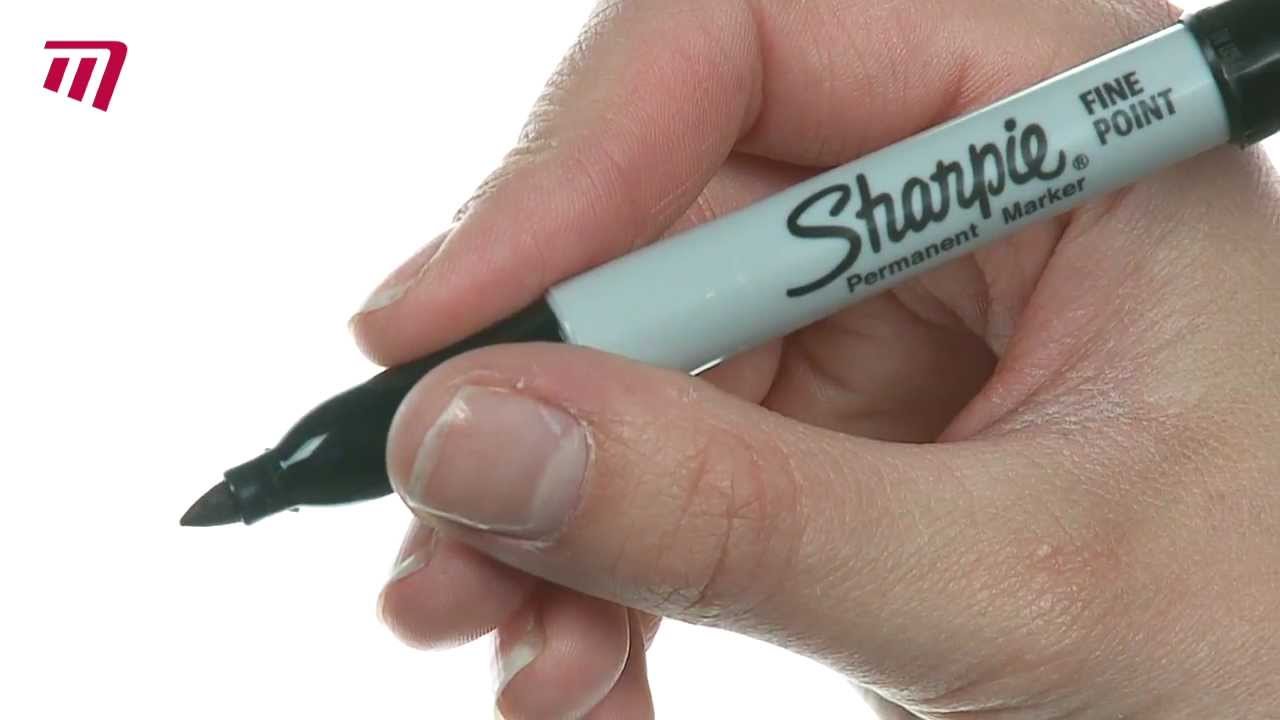 Masters Golf - Sharpie Permanent Marker Black Single (S081098B) - YouTube