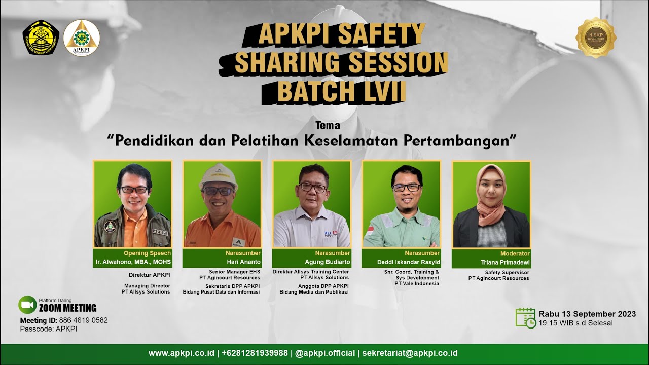 APKPI SAFETY SHARING SESSION BATCH LVII - YouTube