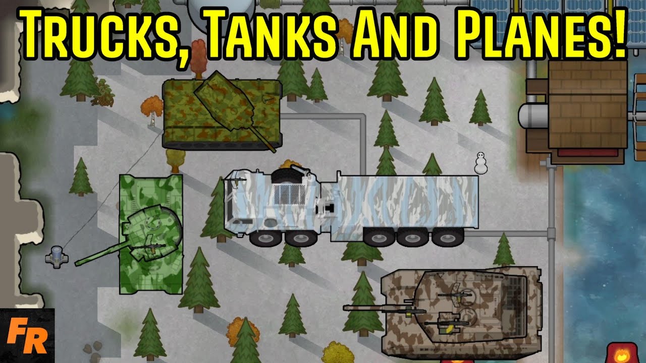 Trucks, Tanks And Planes! - Rimworld Biotech - YouTube