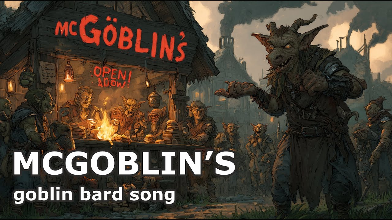 McGoblin’s – Hilarious Goblin Fast-Food Song | Fantasy Tavern Folk ...