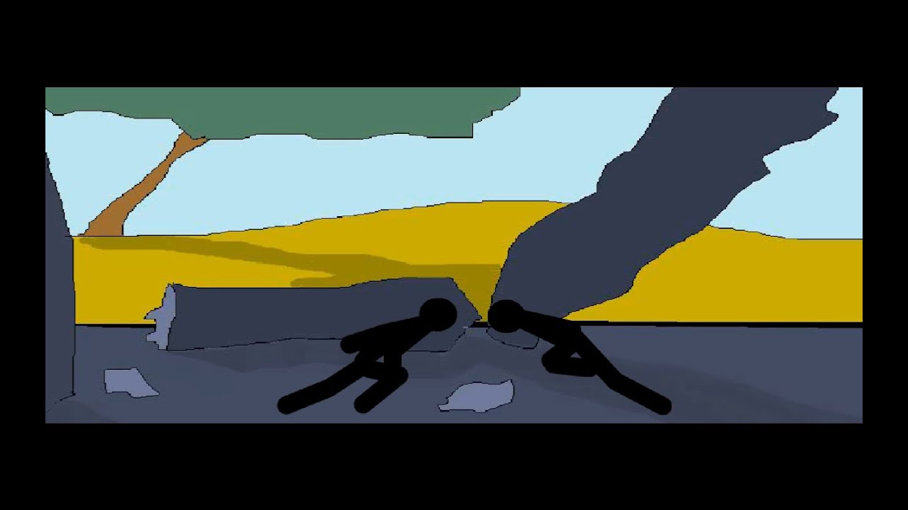 Flash CS6 Animation - Stickman Fist Fighting - YouTube