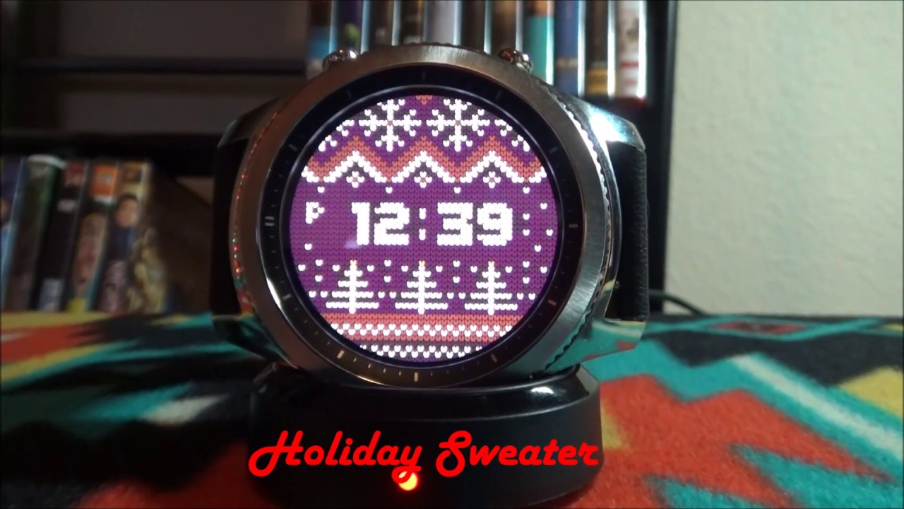 Samsung Gear S3 Beautiful Watch Faces Christmas Edition - YouTube