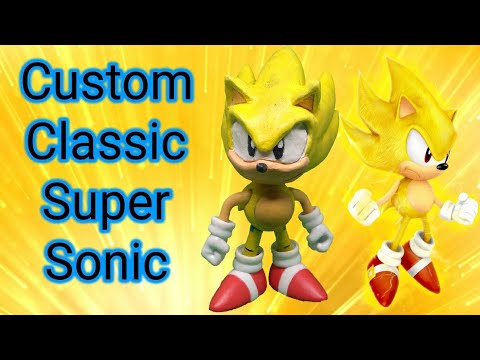 JAKKS Classic Super Sonic Custom figure - YouTube